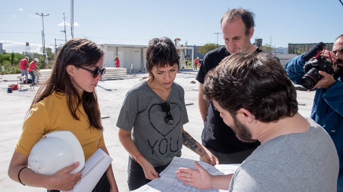 Mayra Mendoza supervisó los avances de la construcción del hospital ...
