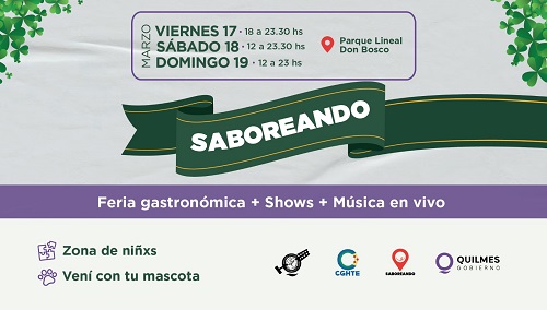 Nueva edición de Saboreando San Patricio en el Parque Lineal Don Bosco ...