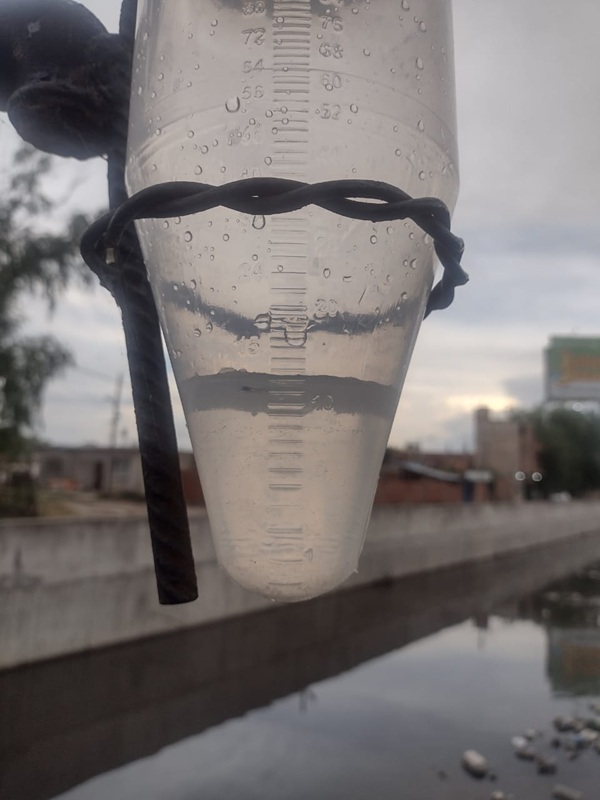 Lo que dejó la tormenta: 13 milímetros de agua caída en 17 minutos ...